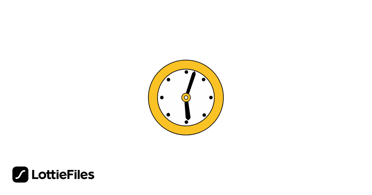 Free Clock Animation by PK | LottieFiles