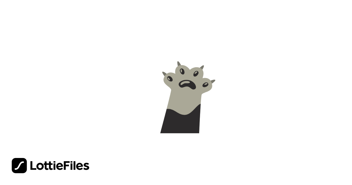 Free Cat scratches Animation by Maksim | LottieFiles