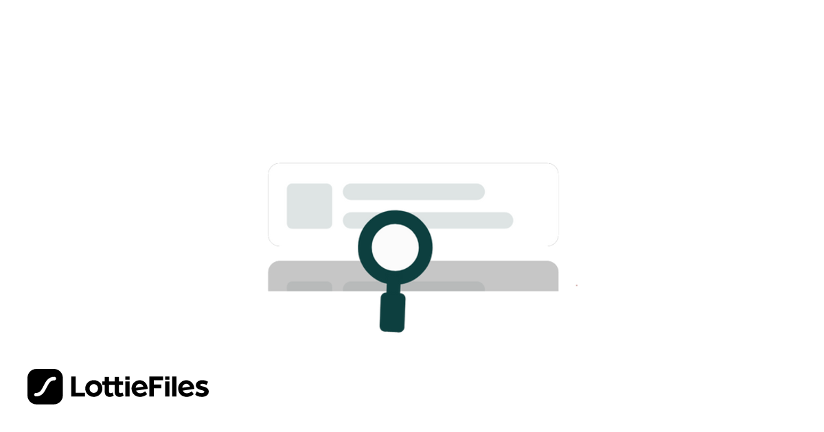 Free Searching Animation by AeXer | LottieFiles
