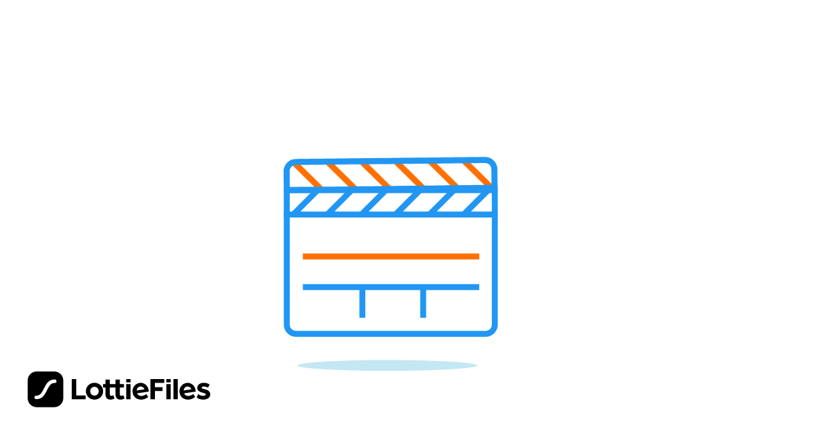 Free Movie Clapboard Animation by Priyanka Rani | LottieFiles