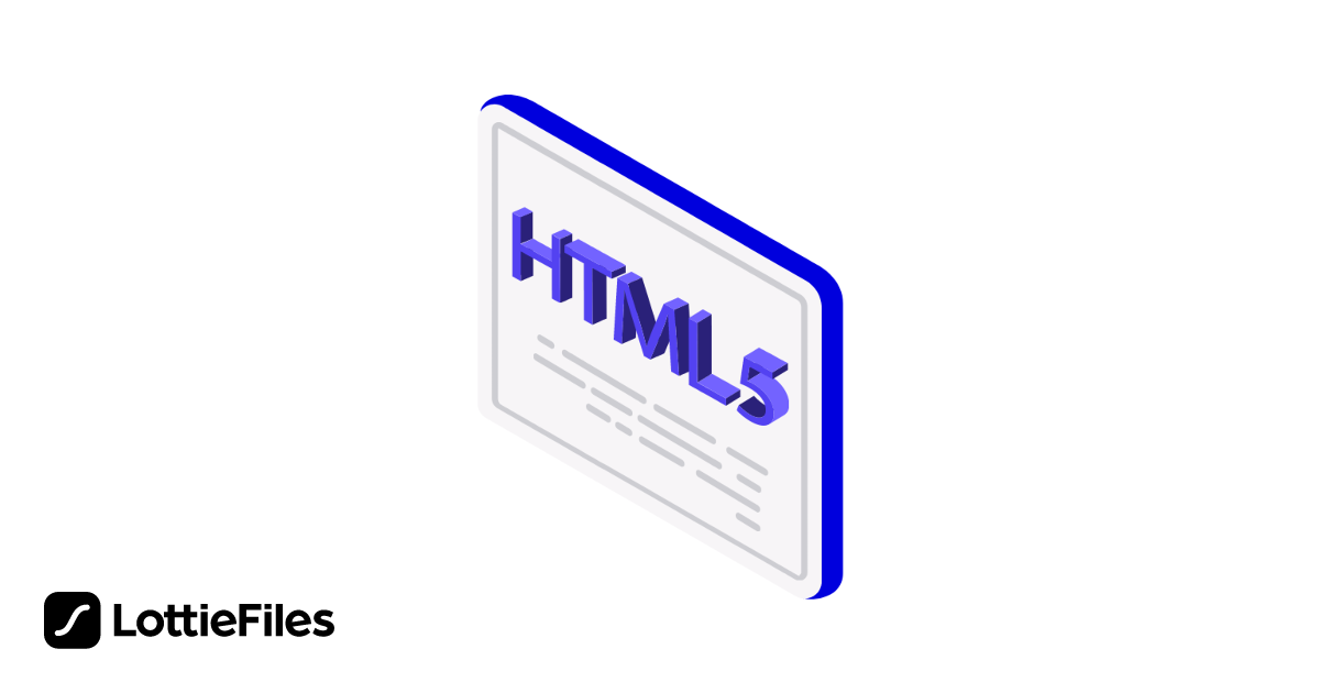 Free HTML URL Animation by Brian Rodriguez | LottieFiles