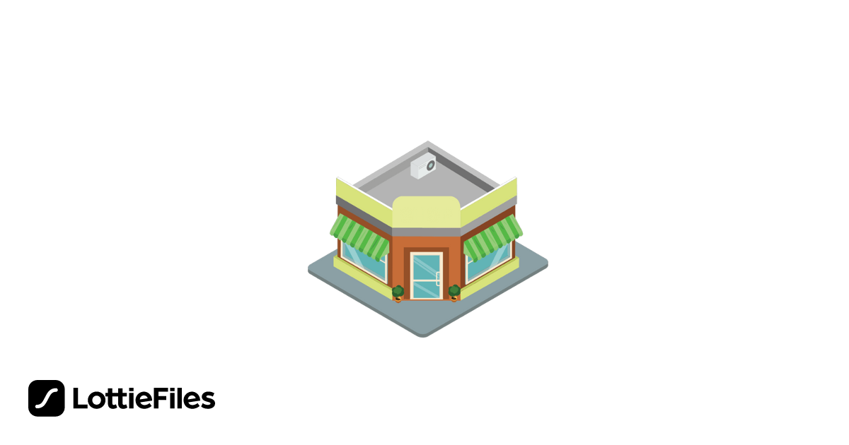 Free 2D Isometric Shop Animation by Irfan | LottieFiles