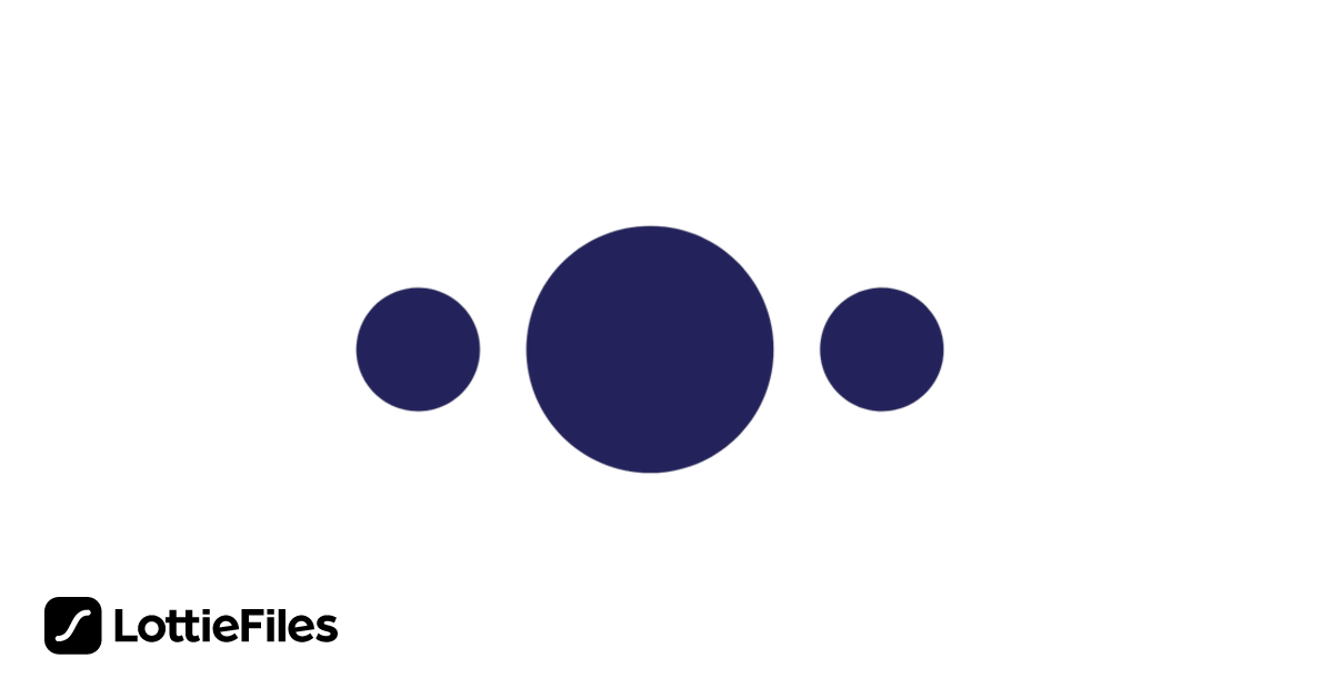 Free Loading dots Animation by Martha | LottieFiles