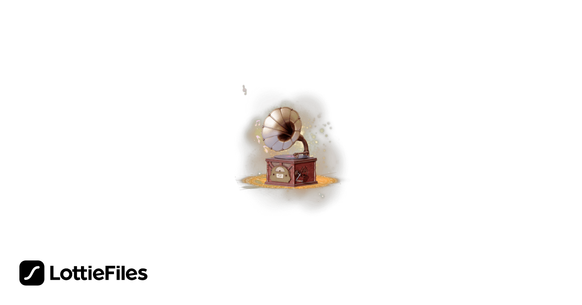 Free Gramophone Animation by Saurabh | LottieFiles