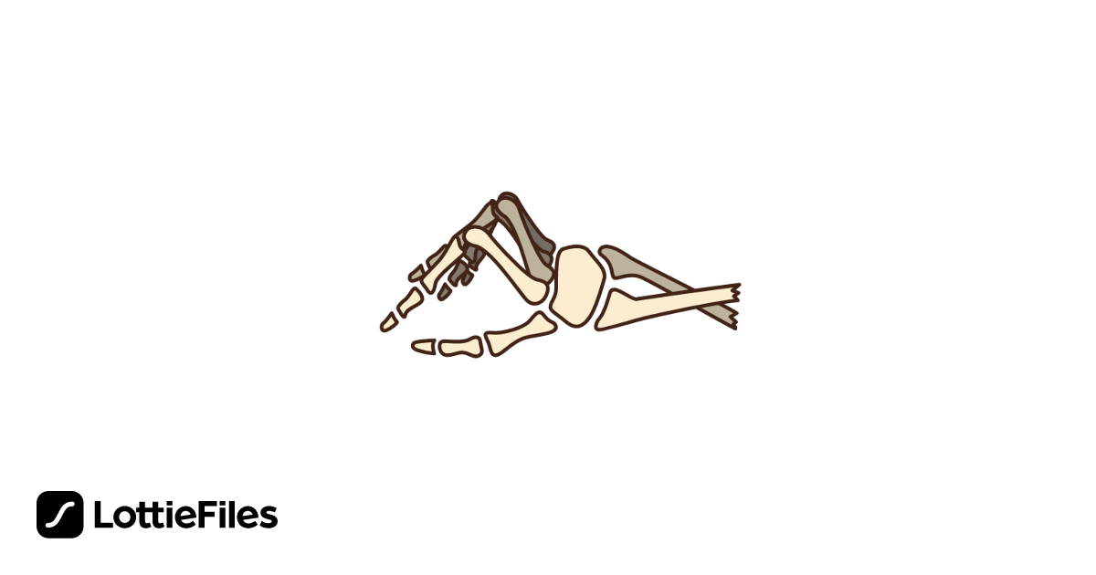 Free A skeletal hand taps his fingers on the table. Animation by ...