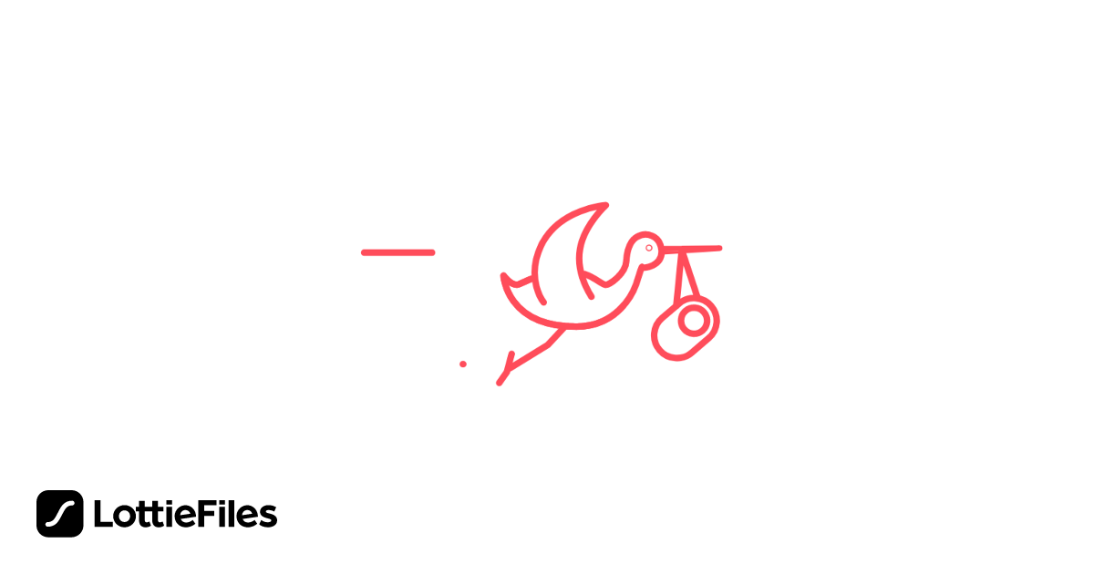 Free Stork Animation by Nicolai Møller | LottieFiles