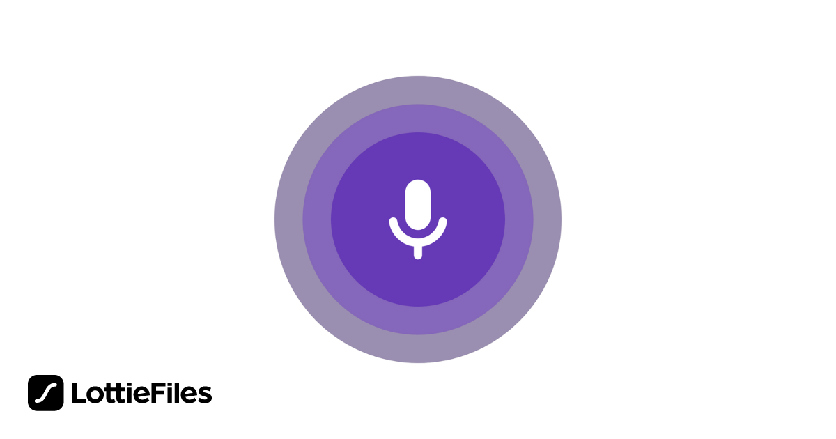 Free Button voice message Animation by дарья | LottieFiles