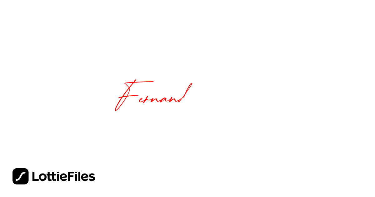 Free fernando logo Animation by Ricardo | LottieFiles