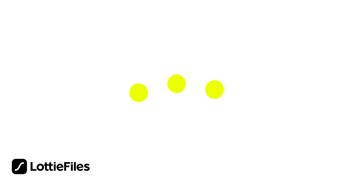 Free Yellow Dots Animation by Julieta Rubio | LottieFiles