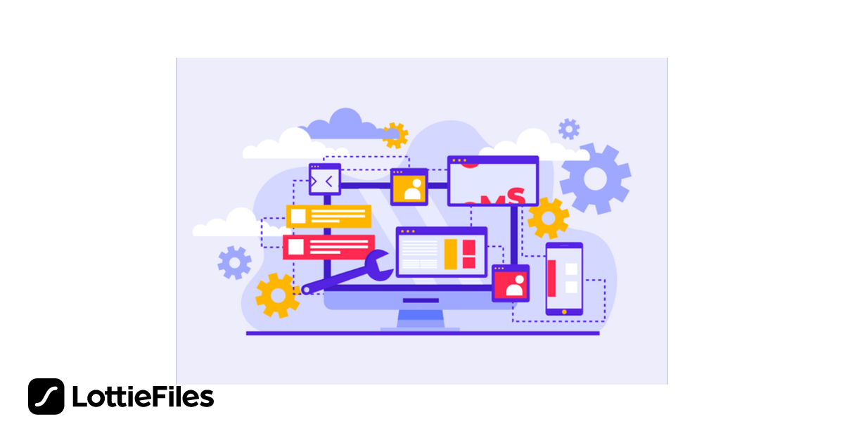 Free Website Development Animation by Priyanshu | LottieFiles