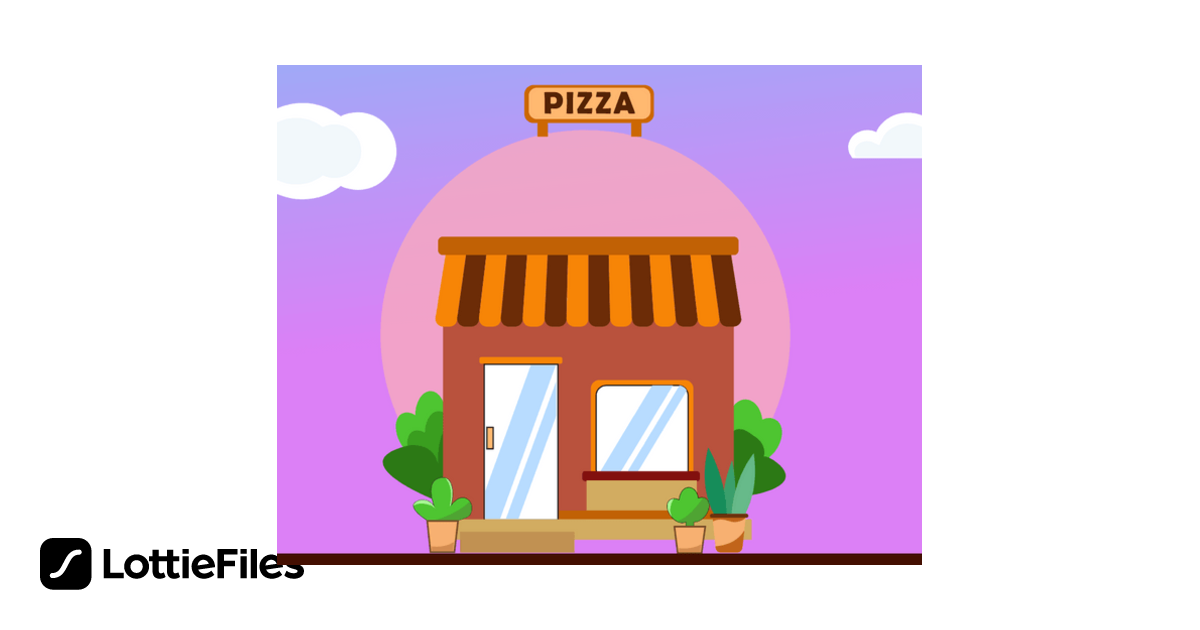 Free pizza shop Lottie Animation Animation by Rumana | LottieFiles