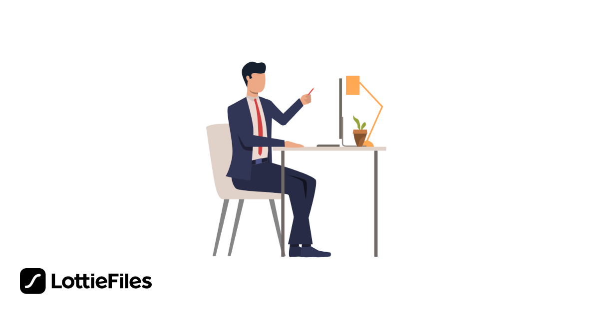 Free man working on laptop Animation by Rehman_javed | LottieFiles