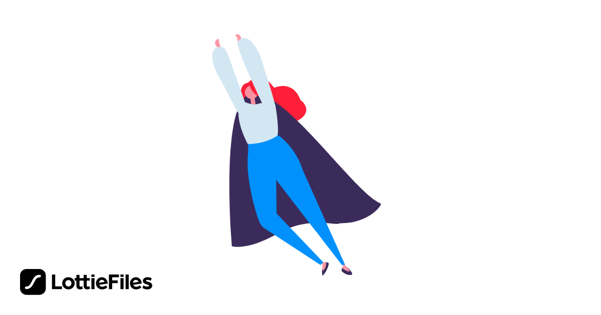 Free Hero and cape Animation by Mathilde Delavier | LottieFiles