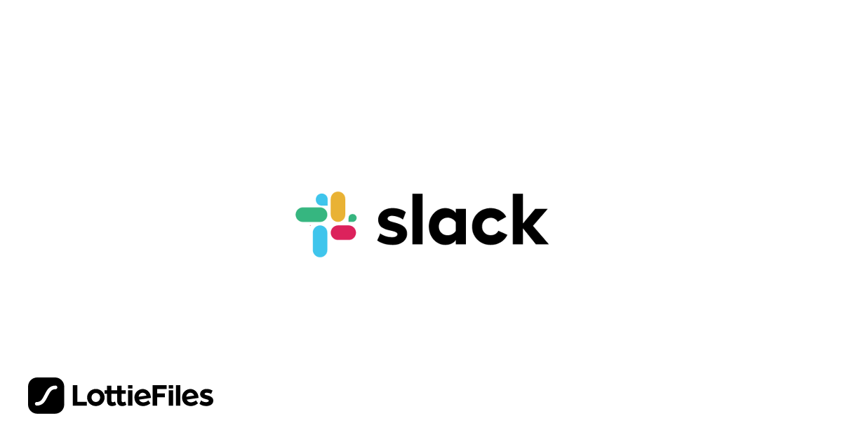 Free Slack Logo Lottie Animation Animation by Umar Usman | LottieFiles