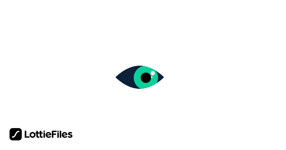 Free Green eye Animation by Hachim | LottieFiles