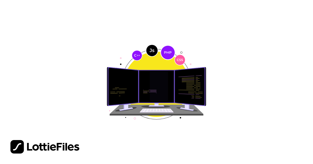 Free Coding Time Animation by Aditya Perdana | LottieFiles