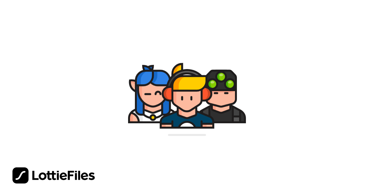 Free Gaming community Animation by Pierre | LottieFiles