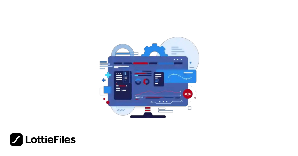 Free Digital Infrastructure Development Animation by Mykyta | LottieFiles