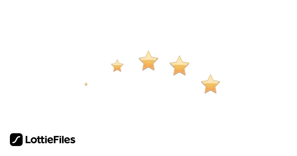 Free 5 stars Animation by Maria | LottieFiles
