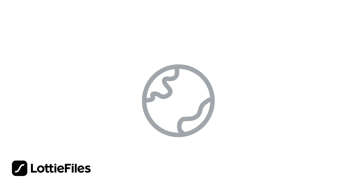 Free World Icon Animation by Russell Belleret | LottieFiles