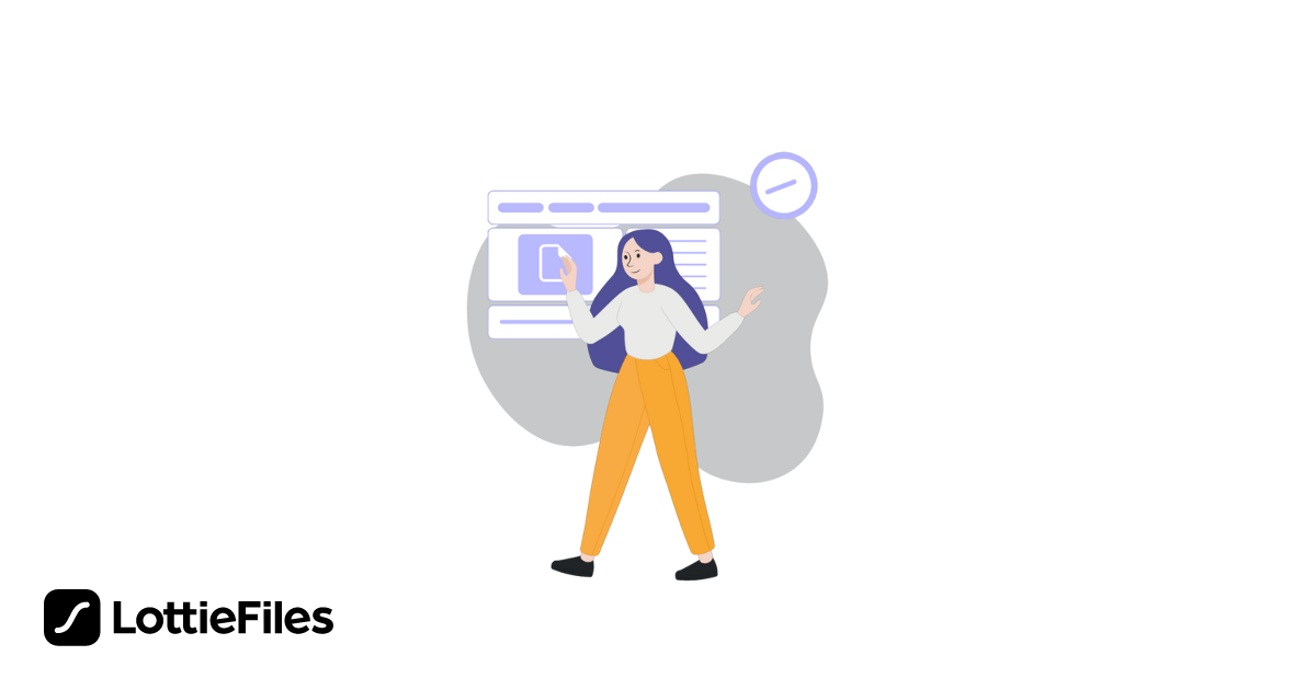 Free women in office Animation by Aniee | LottieFiles