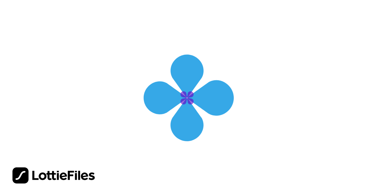 Free Spin flower Animation by Betsa | LottieFiles