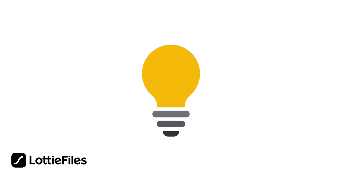 Free Bulb animation Animation by Riju | LottieFiles