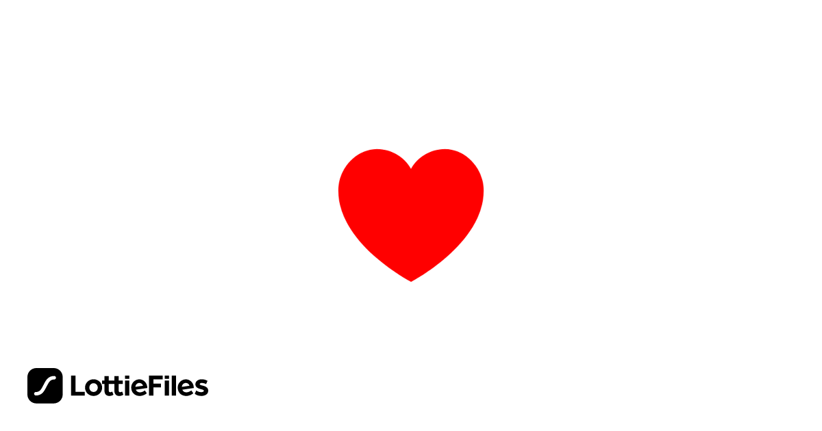 Free Favour Heart Animation by Paul Woodward | LottieFiles