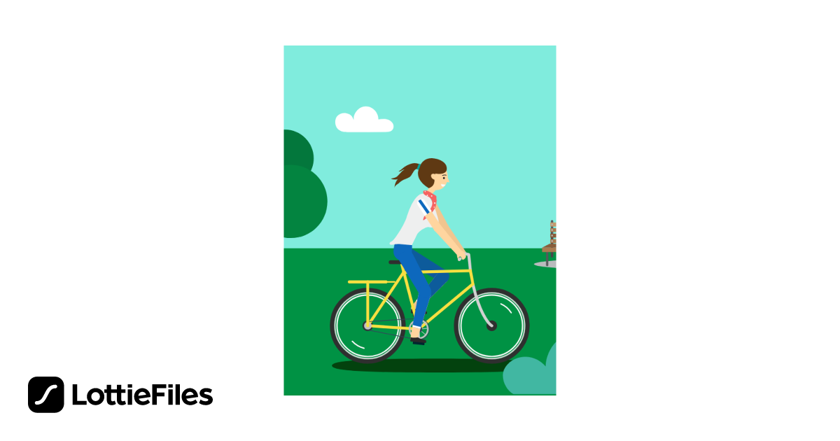 Free Bicycle Animation Animation by Ghulam Qadir | LottieFiles