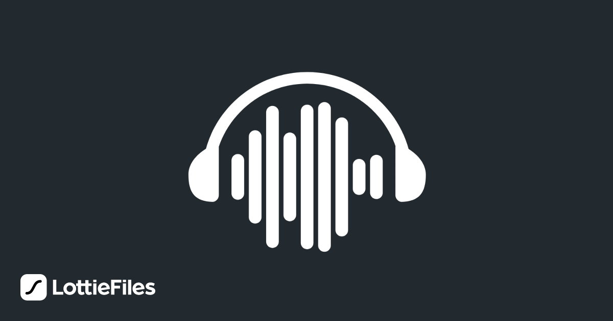 Free audio-headphones Animation by Thiago Prudencio | LottieFiles