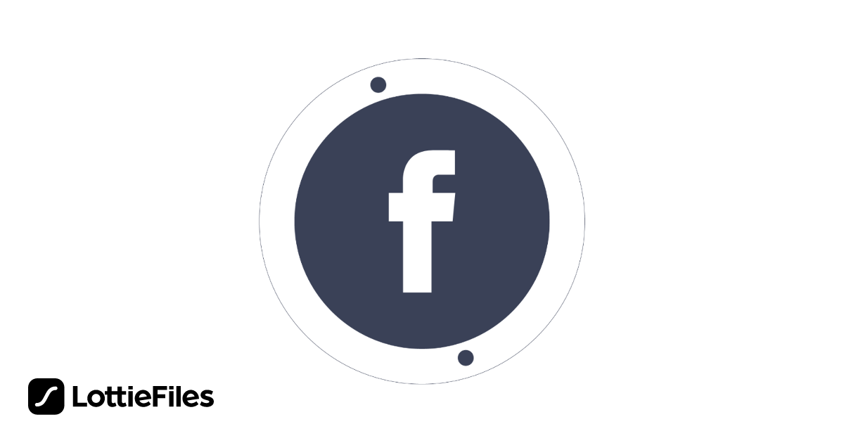 Free Facebook logo Icon Animation by Imran | LottieFiles