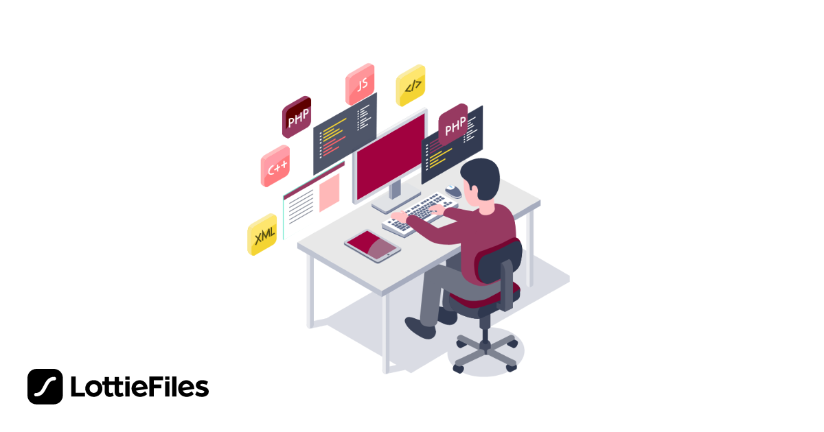 Free Coding Animation by insteller | LottieFiles