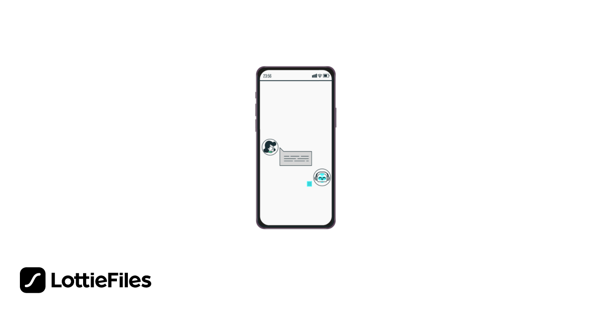 Free Chat Bot Animated Animation by SM | LottieFiles