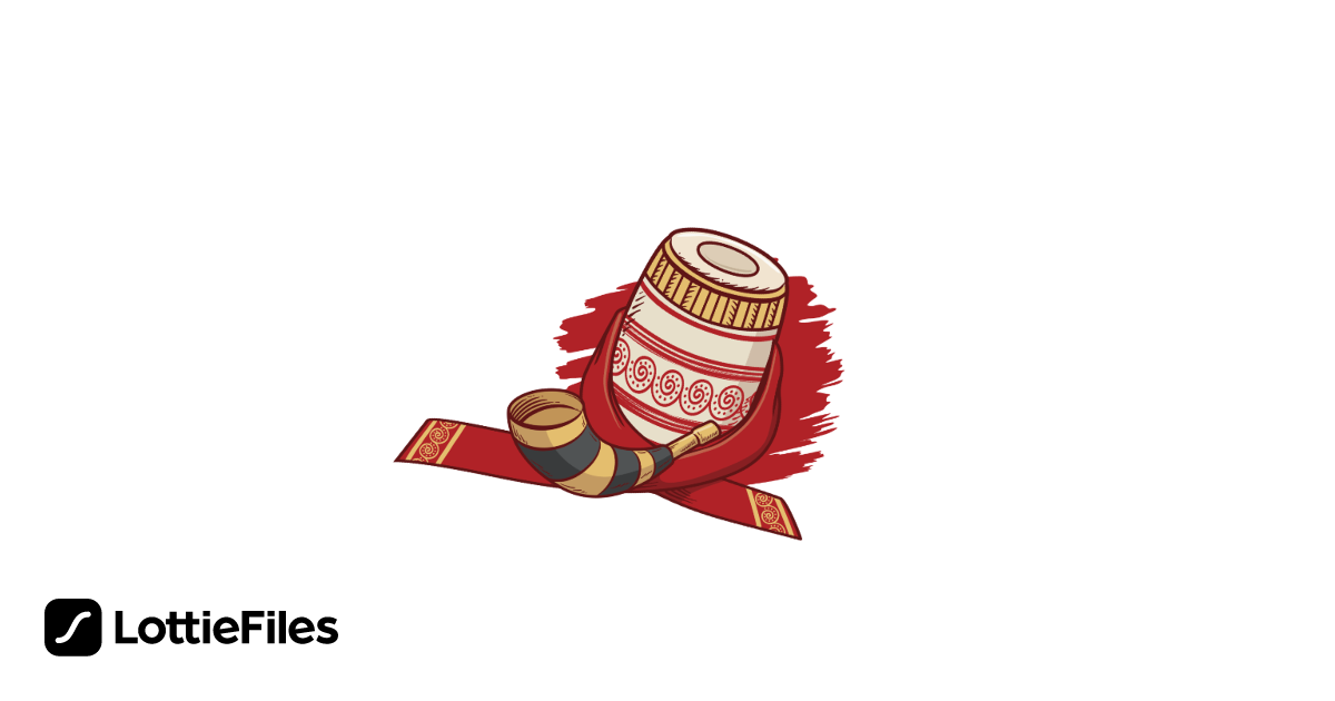 Free Assamese Dhol Animation by Bhaskar | LottieFiles