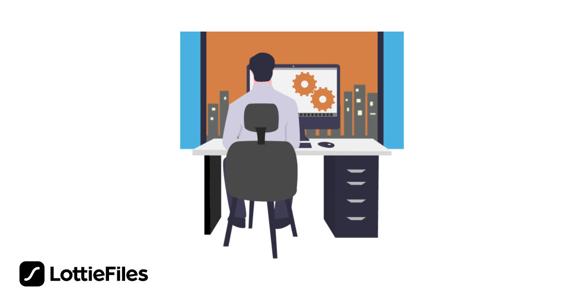 Free Mechanical Engineer Animation by david | LottieFiles