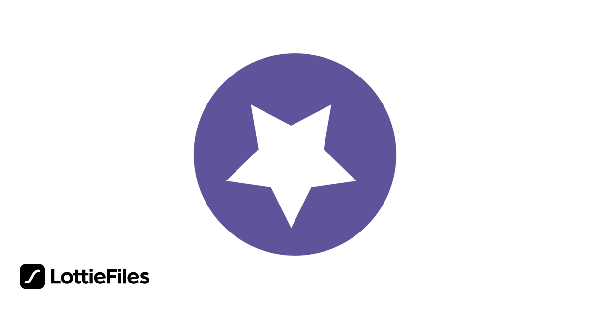 Free Star Animation by Zunash | LottieFiles