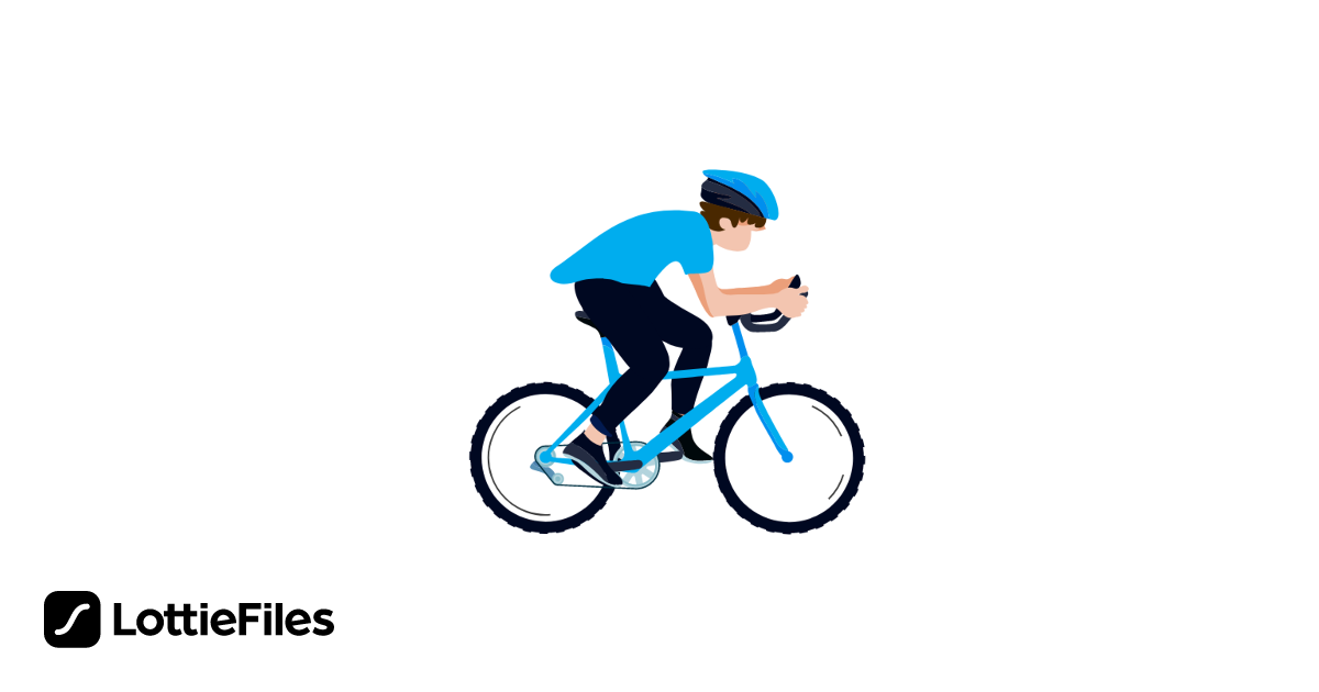 Free Delivery on Bicycle or Cycling Animation by Fazal Shah | LottieFiles