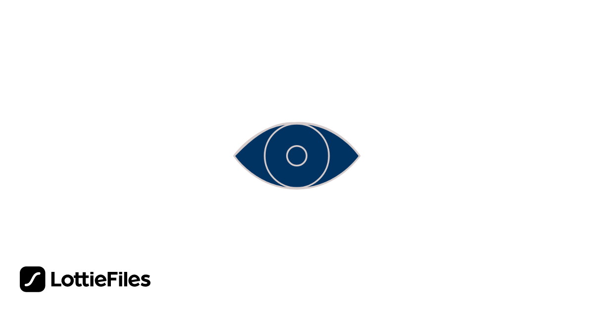 Free Blinking Eye Animation by Fernando Augusto | LottieFiles