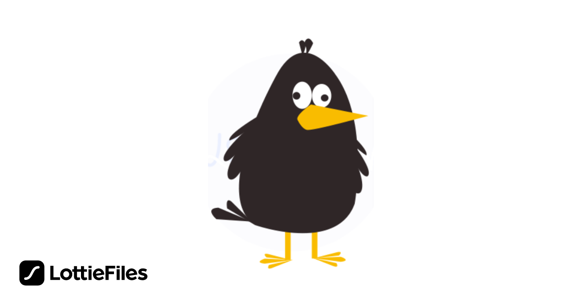 Free Big bird Lottie JSON animation Animation by Lottie_motion ...