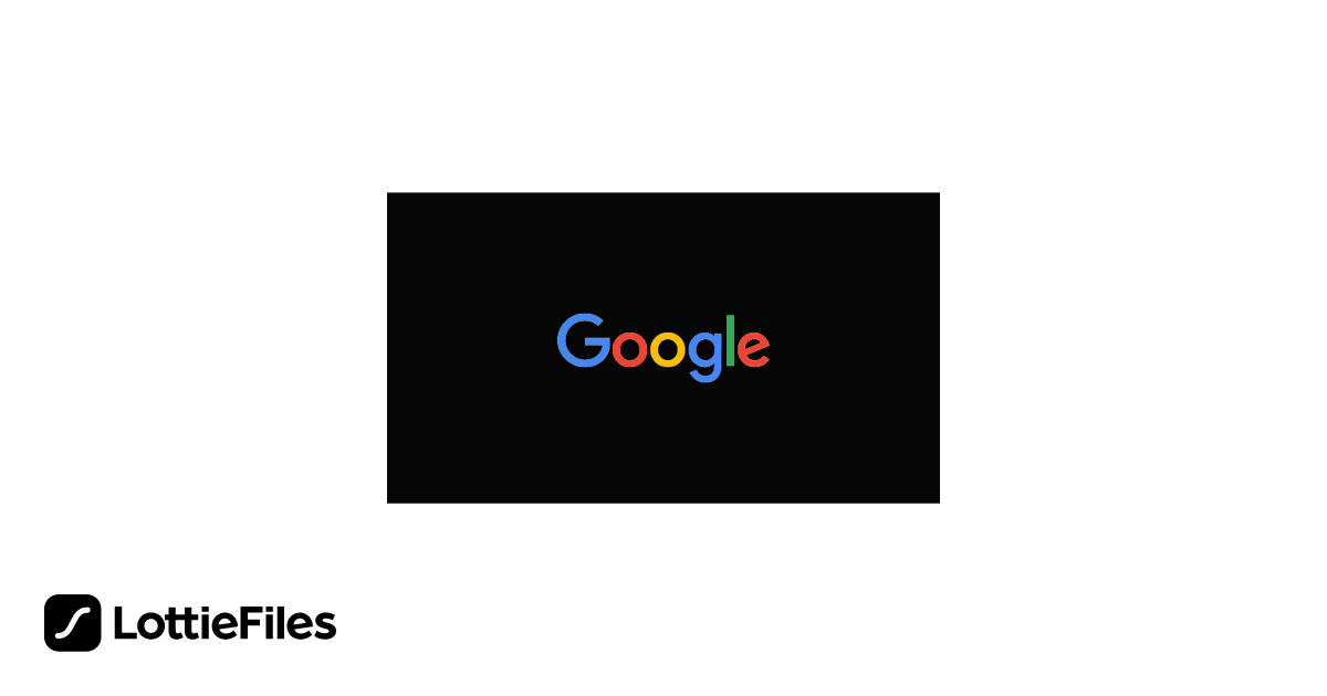 Free Google Logo Animation Animation by Muhammed Althaf | LottieFiles