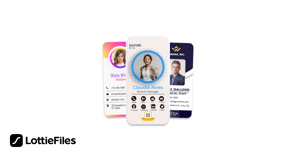 Free Interactive Digital Business Cards Animation by Rajarshi Mitra ...