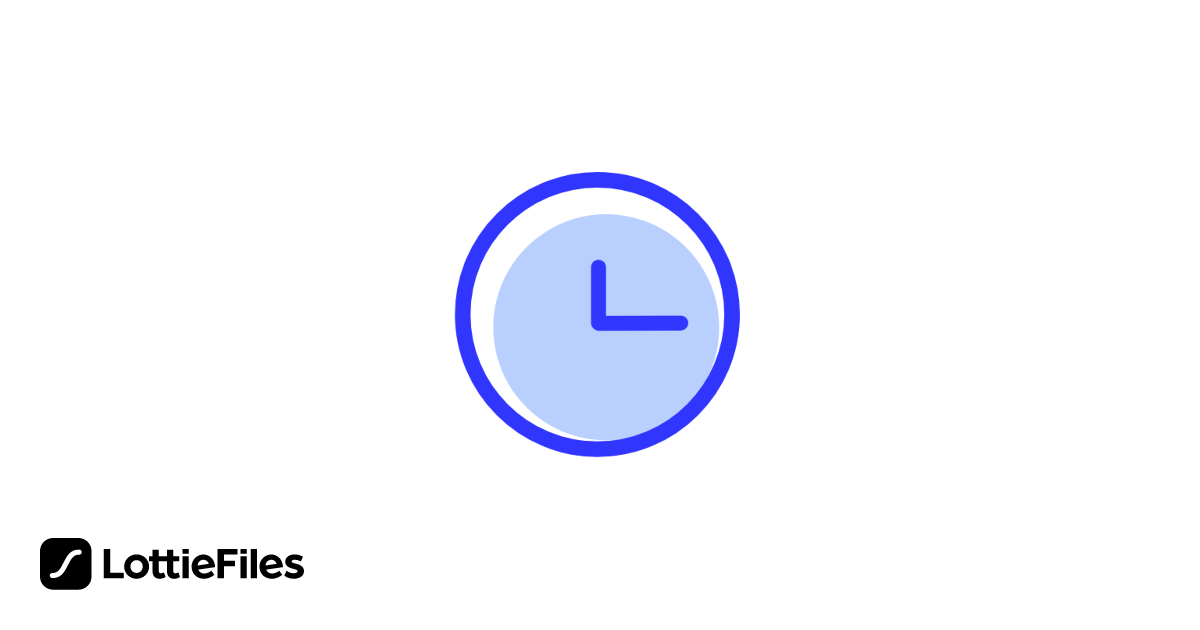 Free Clock Animation by LongAotian | LottieFiles