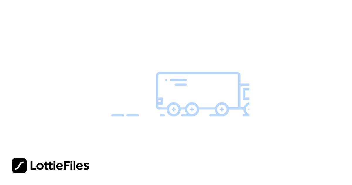 Free Blue Truck Loading Animation Animation by Caner Sanli | LottieFiles