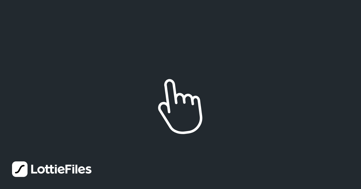 Free Single tap Animation by Ben Rezos | LottieFiles