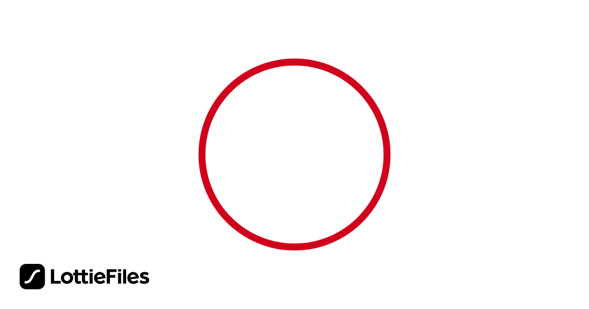 Free Loading Red Circle Animation by Abdellah FLIJJA | LottieFiles