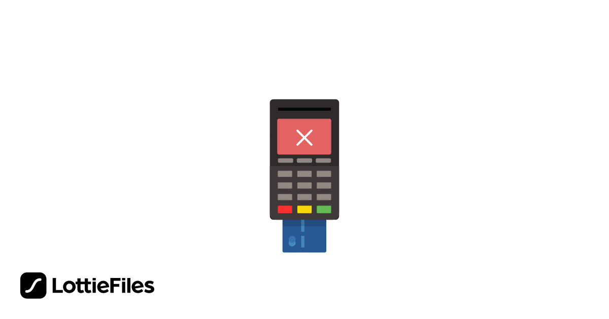 Free Payment Failed Animation by Mohamed Wisam | LottieFiles