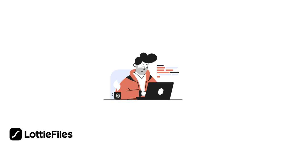 Free Typing Guy Animation by ahaha bbbb | LottieFiles
