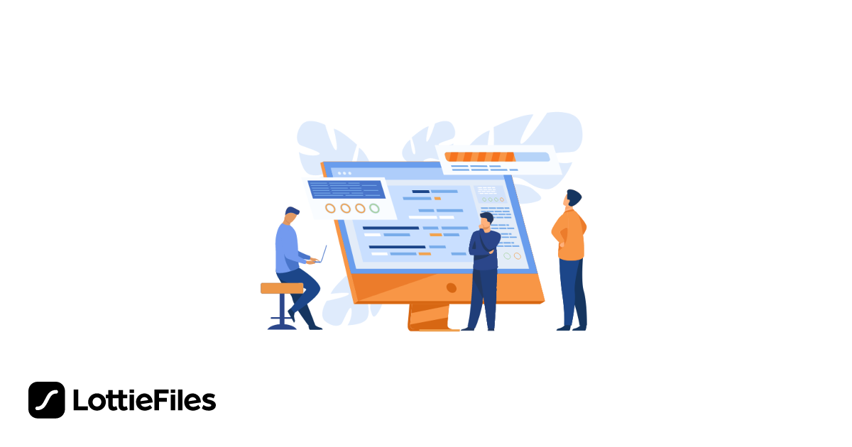 Free Data analyst Animation by jignesh gajjar | LottieFiles