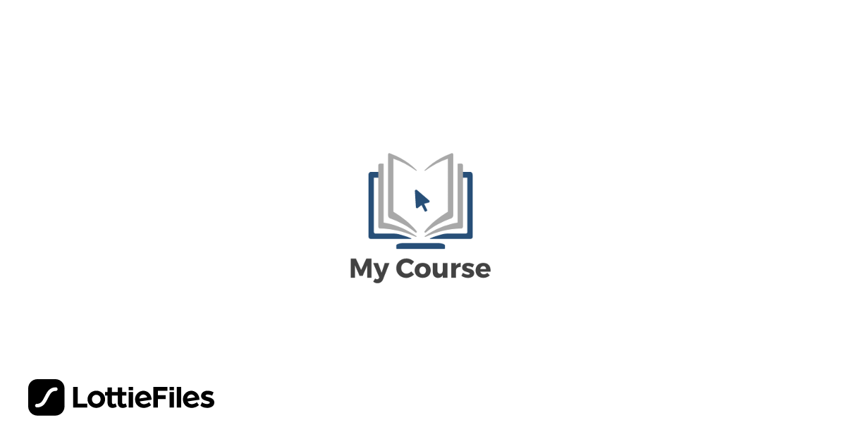 Free MyCourse Logo Animation Version 2 Animation by James Rockwell | LottieFiles