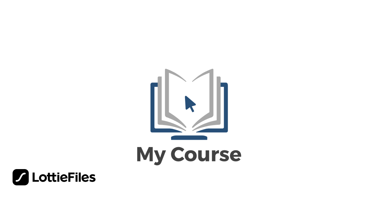 Free MyCourse Logo Animation Version 3 Animation by James Rockwell | LottieFiles